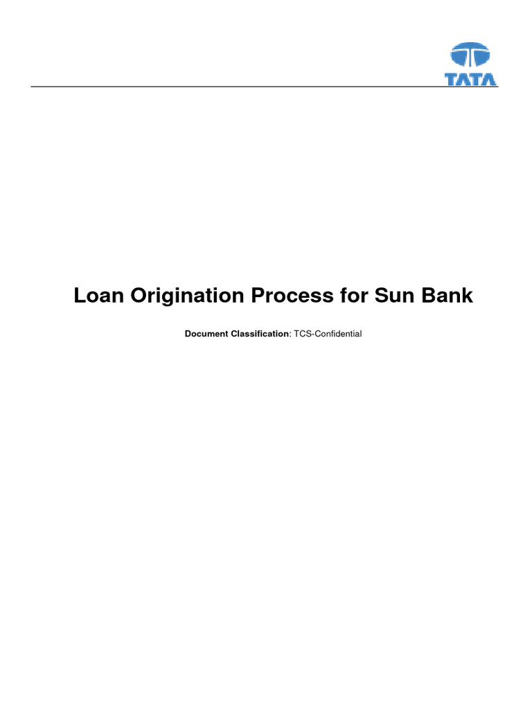 Loan Origination | Download Free PDF | Loan Origination | Credit Score