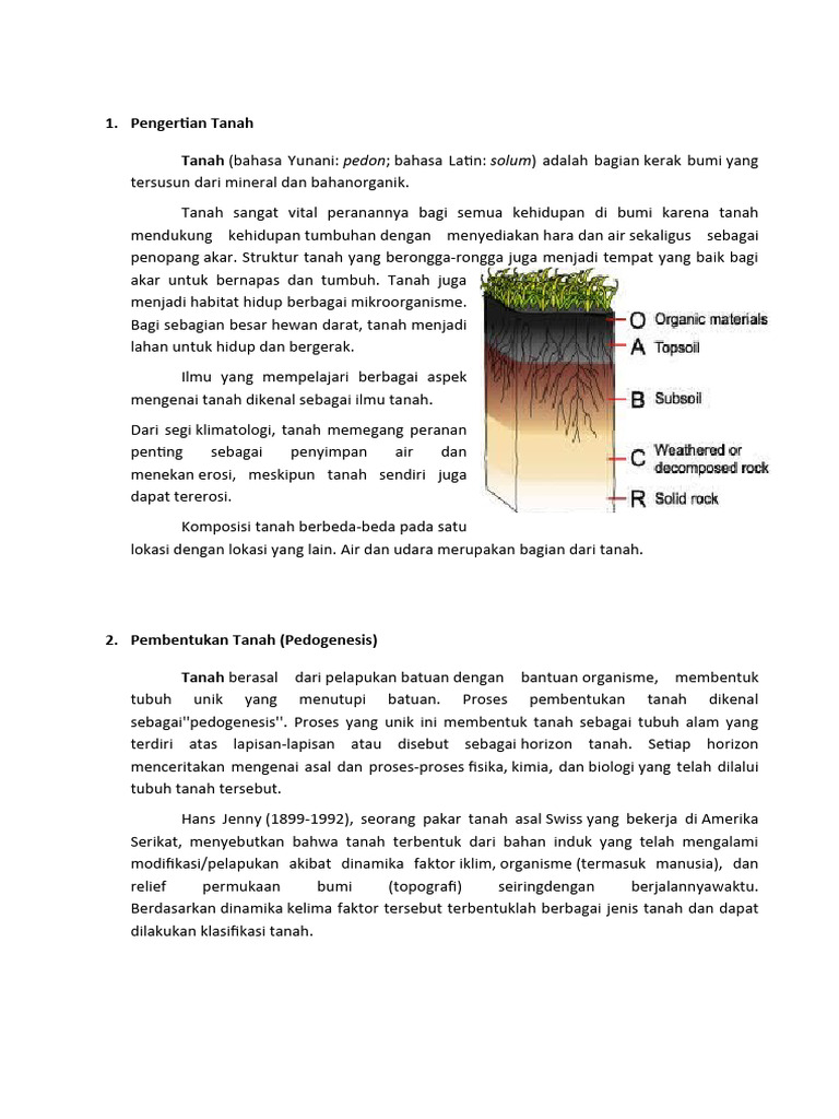 Pengertian Tanah | PDF