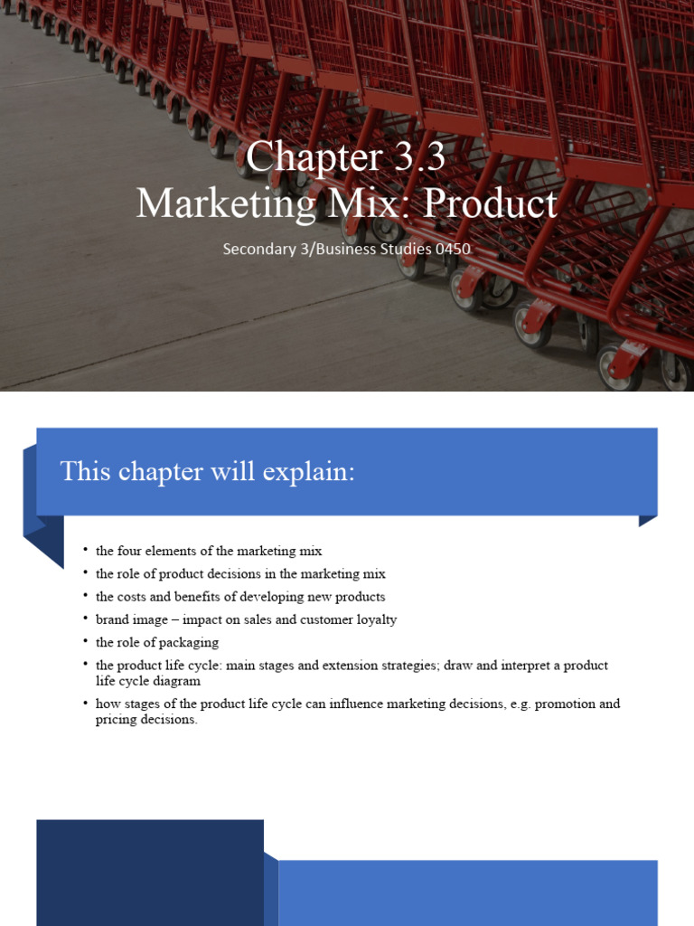 3.3.1 Marketing Mix-Product | PDF | Marketing | Brand