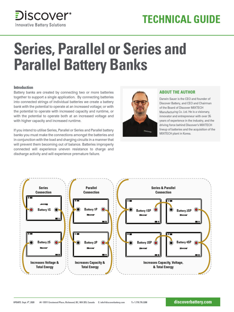 Gui Battery Banks Connections Configurations | PDF | Battery Charger ...