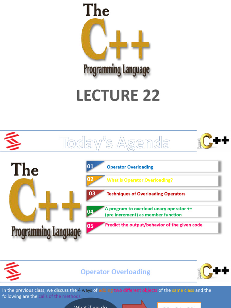 C++ Lecture 22 | PDF | C++ | Method (Computer Programming)