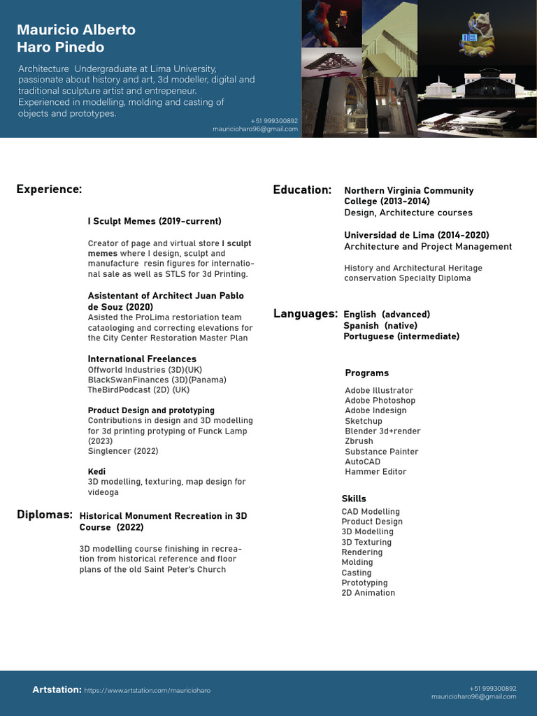 Portfolio 3dart - Compressed | PDF | 3 D Computer Graphics | 3 D Modeling