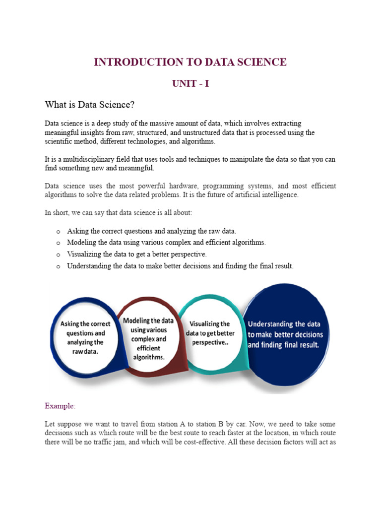 Data-Science - Introduction | PDF | Data Science | Business Intelligence Data-Science - Introduction | PDF | Data Science | Business Intelligence