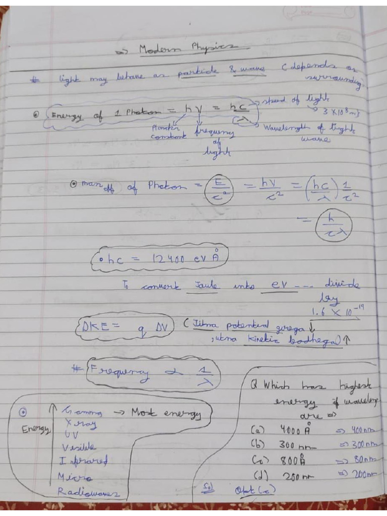 Modern Physics by Kunal Keshri | PDF