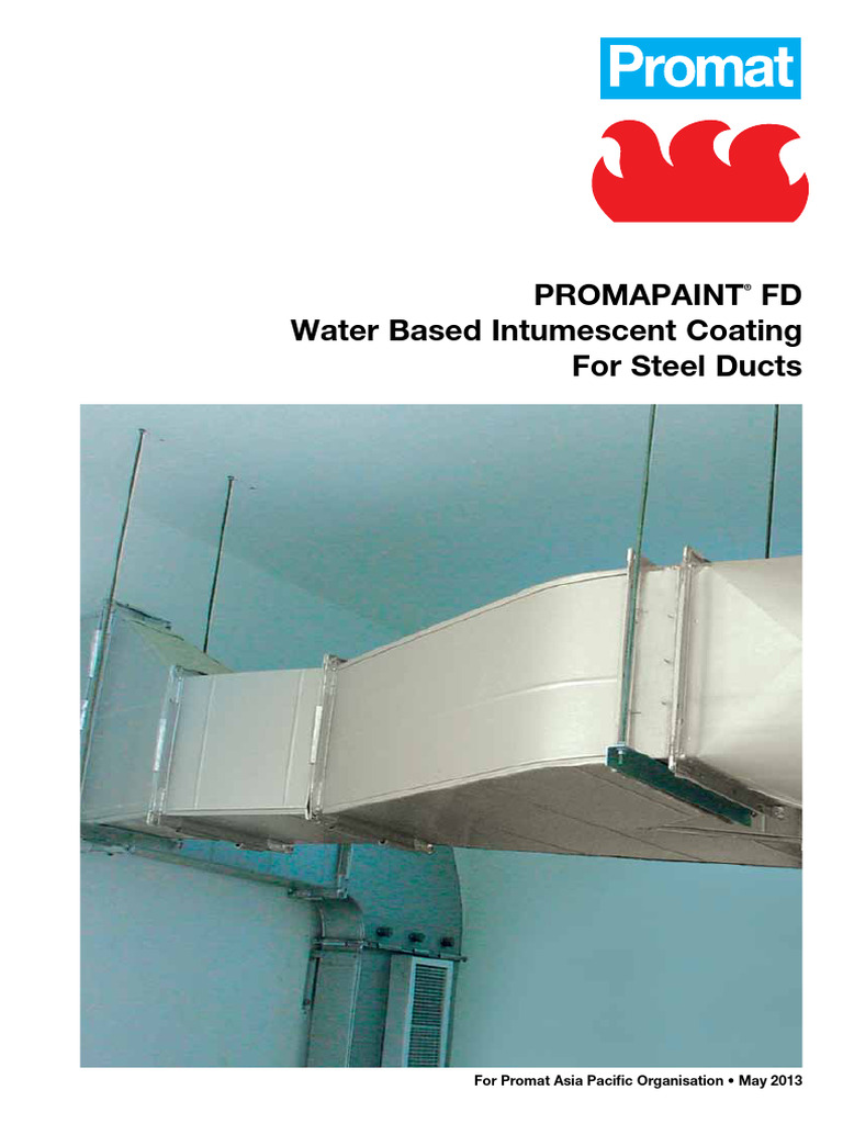 PROMATPAINT FD . Water Based Intumescent Coating For Steel Duct. | PDF ...