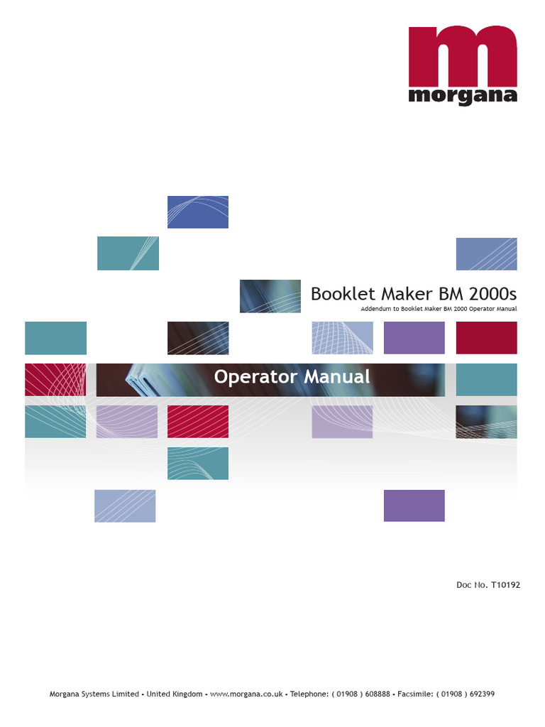 T10192 BM 2000s Addendum To BM 2000 Operator Manual | PDF | Wire | Clutch