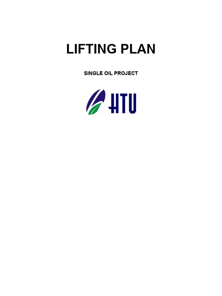 Lifting Plan Pipa Steam | PDF
