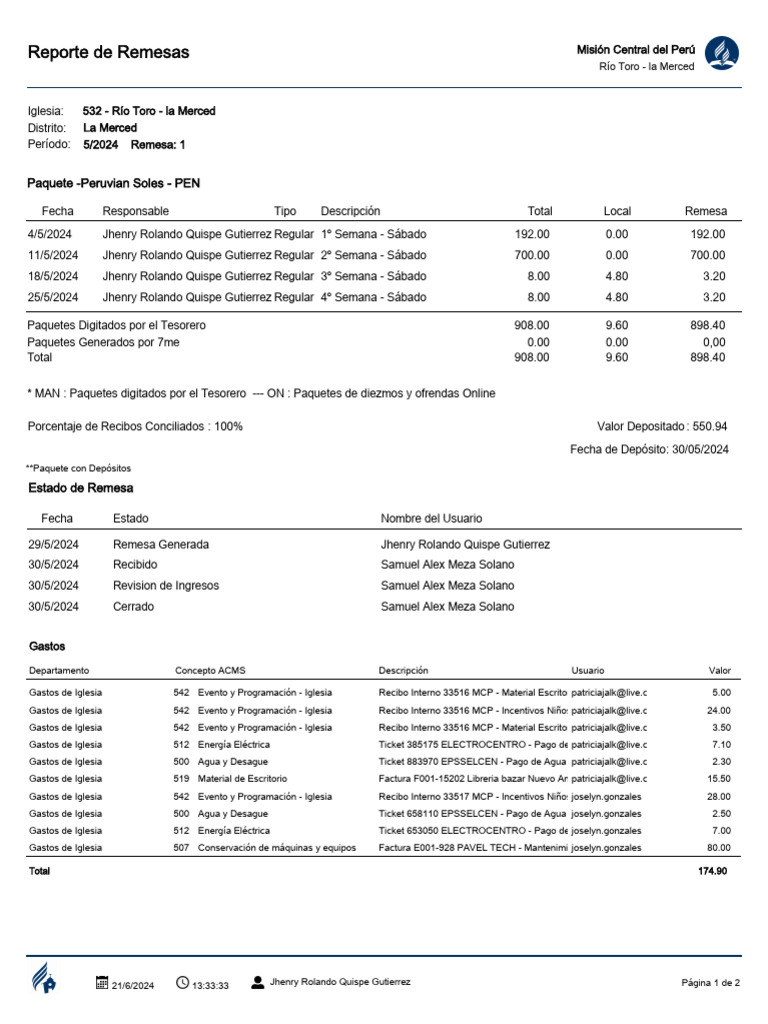 Guia de Remesa | PDF