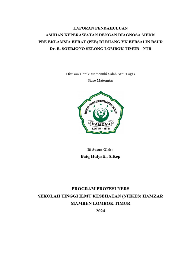 LP Peb | PDF | Kesehatan Holistik