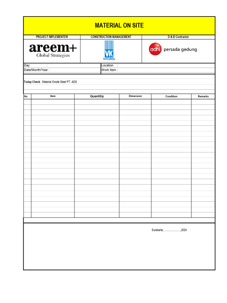 Onsite Steel Material Check Report | PDF | Business | Art