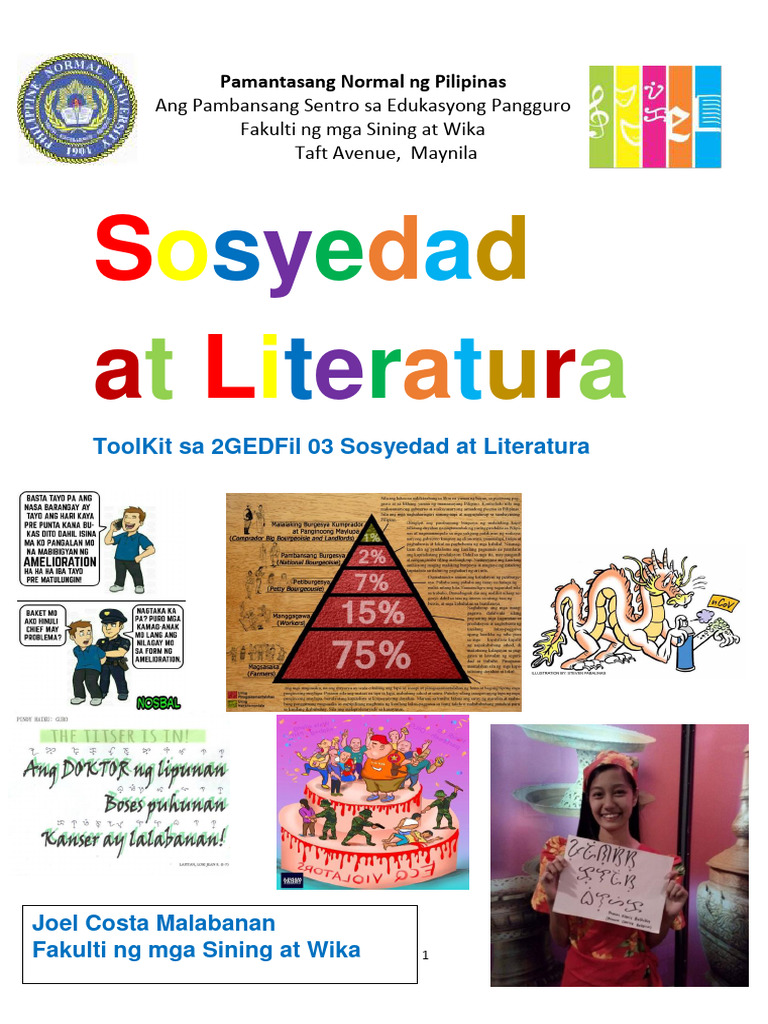 ToolKit Sa 2GED Fil 03 Sosyedad at Literatura 6 | PDF