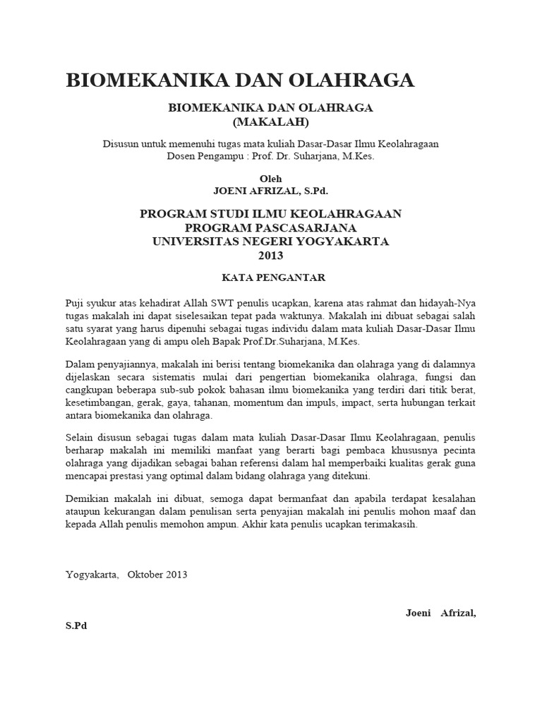 Biomekanika Dan Olahraga Pdf