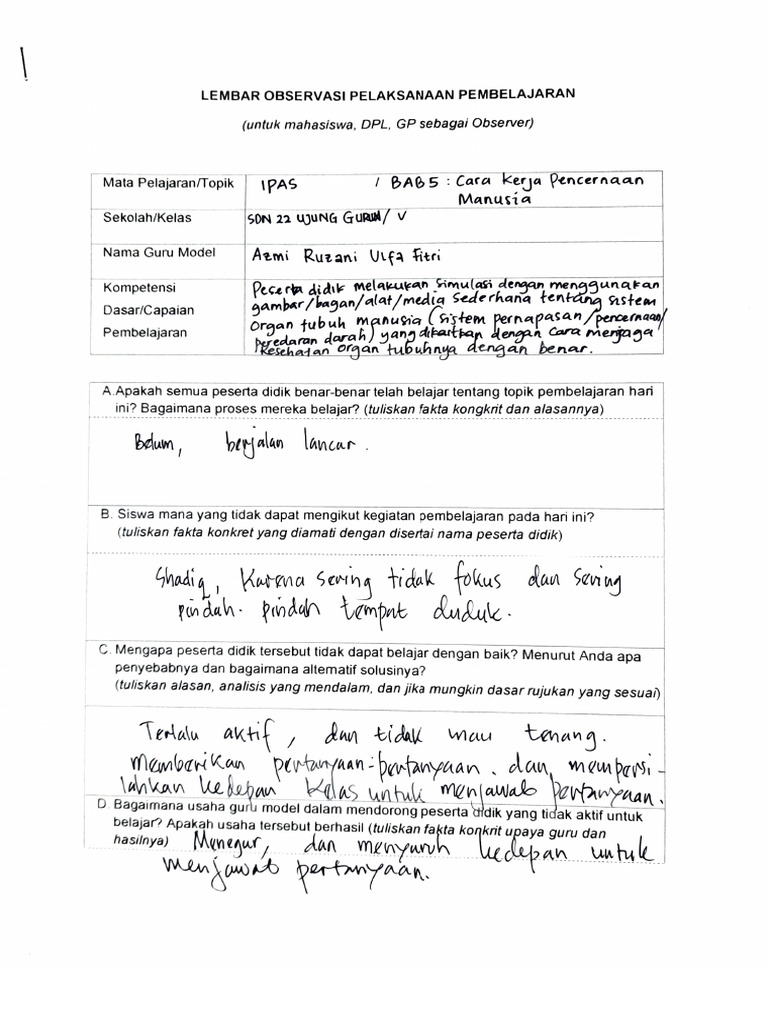 Pelaksanaan 1 Azmi | PDF