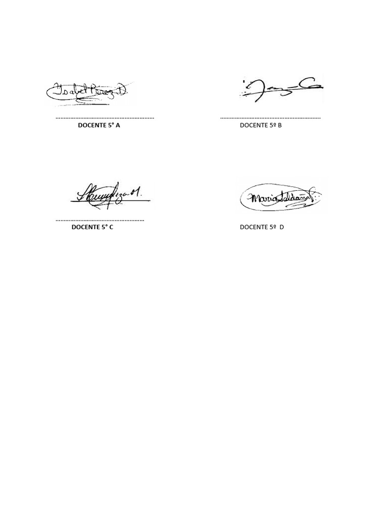 Firmas - Las Reinitas | PDF