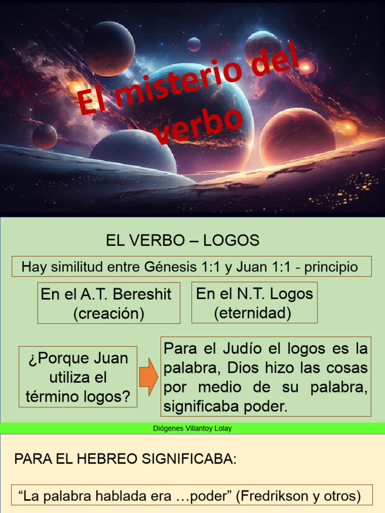 El Verbo | PDF | Logos | Logos (cristianismo)