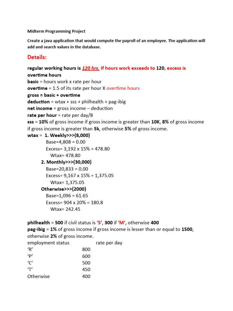 Programming Project pc318 | PDF