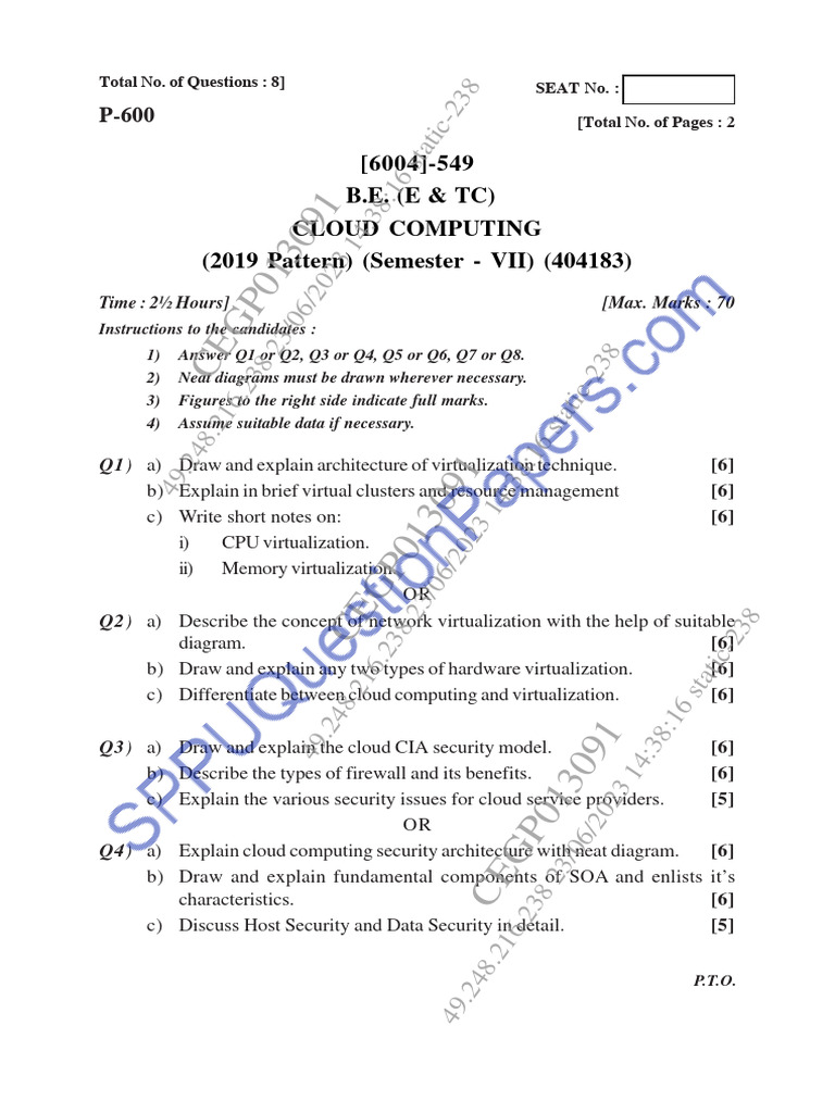 Be - Electronics and Telecommunication Engineering - Semester 7 - 2023 ...