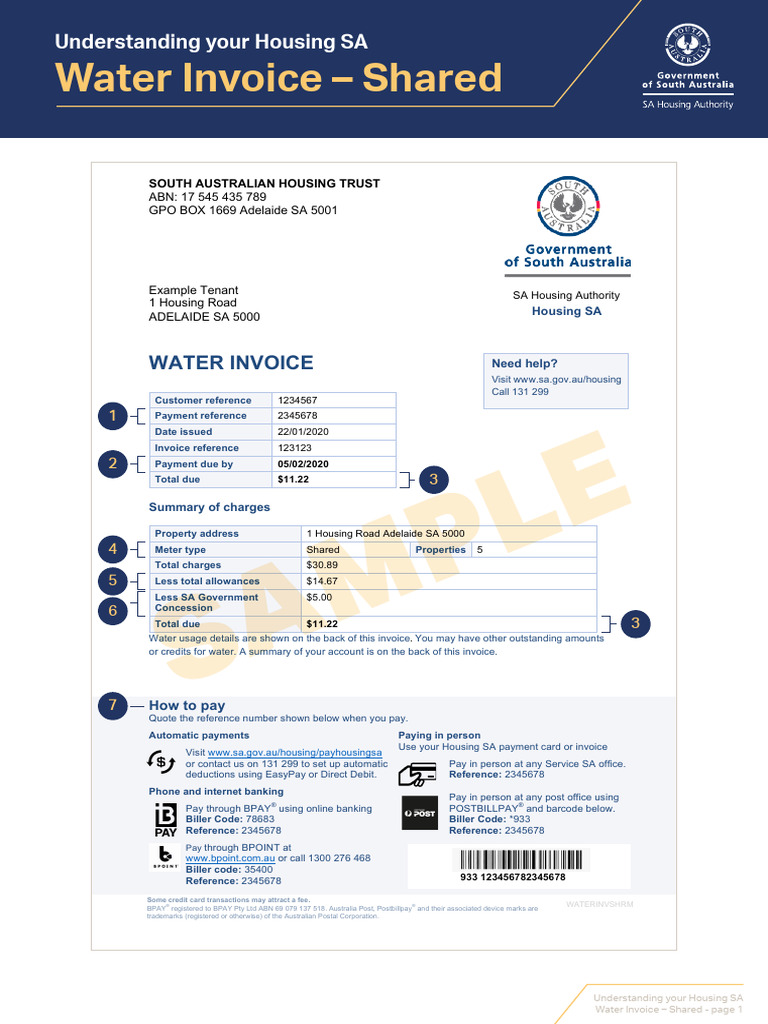 Understanding Your Water Invoice if You Have a Shared Water Meter ...