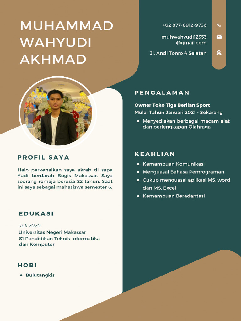 Cv-Muhammad Wahyudi Akhmad | PDF