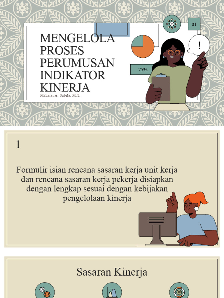 Penyusunan Indikator Kinerja | PDF | Karier & Perkembangan