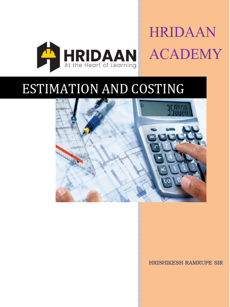 004) Estimating, Costing & Valuation | PDF | Specification (Technical ... 004) Estimating, Costing & Valuation | PDF | Specification (Technical ...