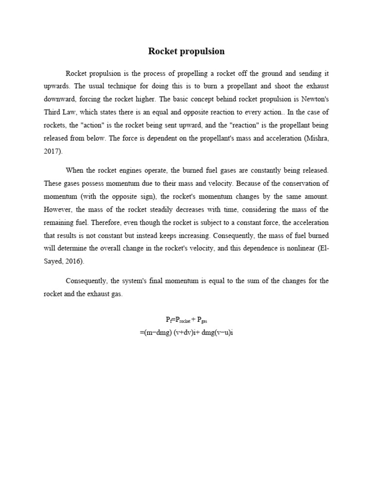 Rocket Propulsion | PDF | Rocket | Spacecraft Propulsion