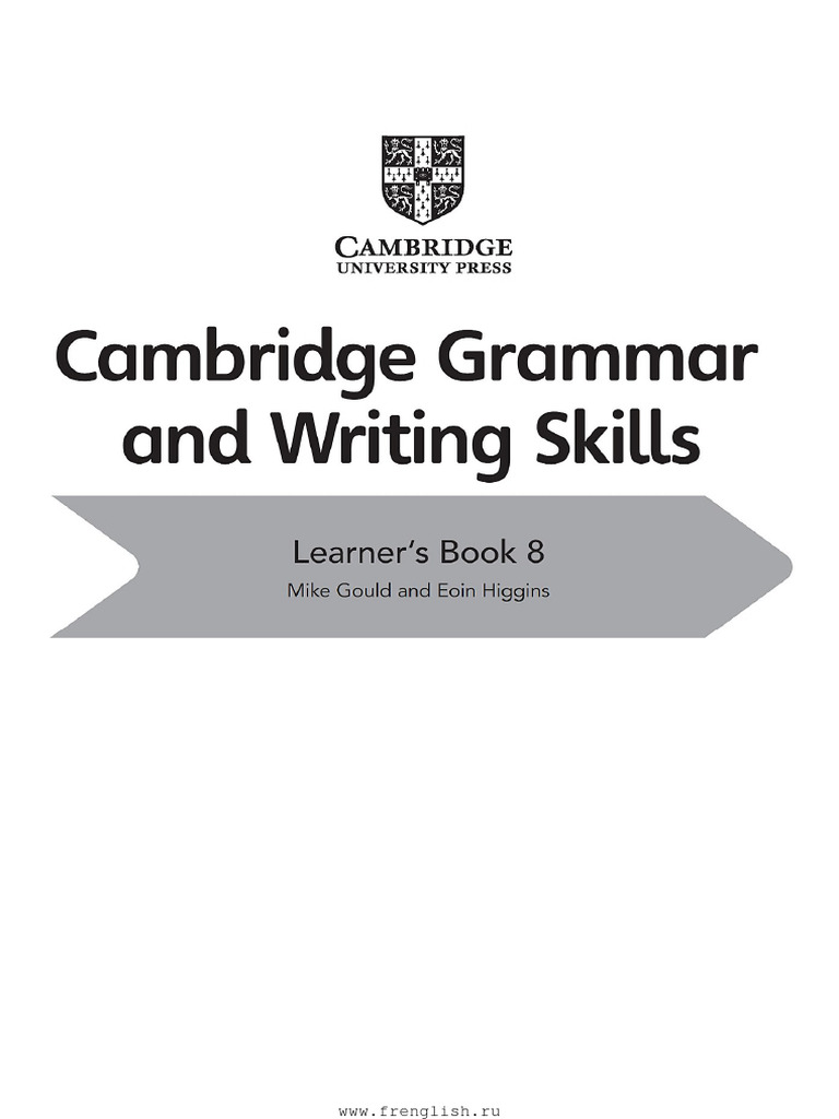 Cambridge Grammar and Writing Skills 8 | PDF