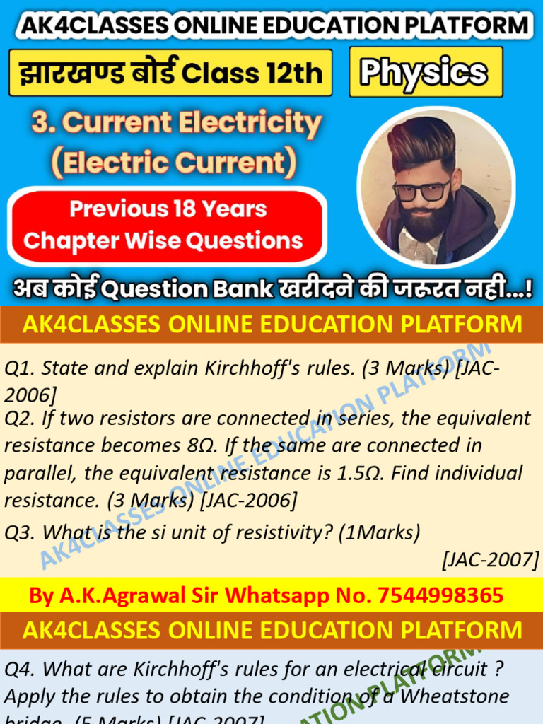 Electric Current Download Free Pdf Electrical Resistance And
