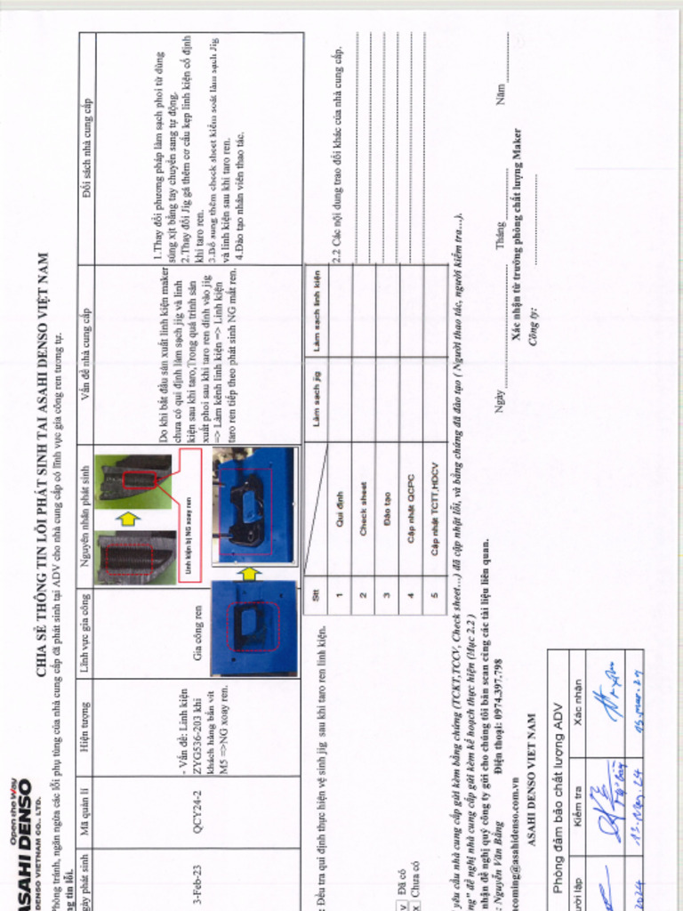 Check Sheet | PDF