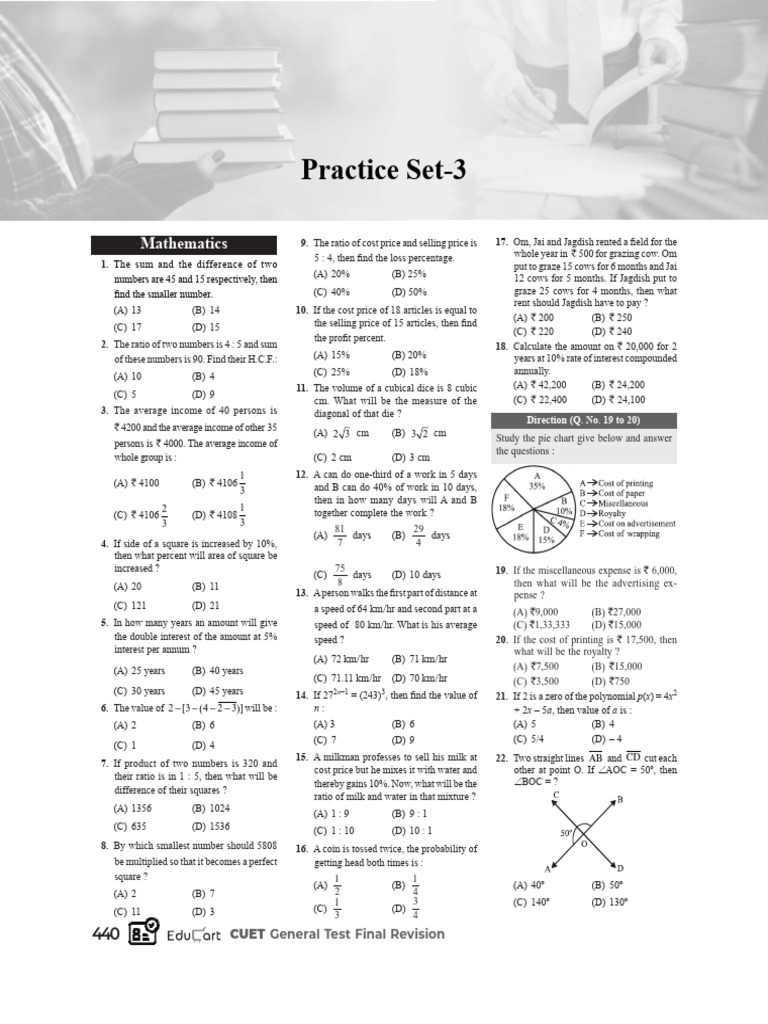 Practice Paper-3 | PDF | Oxide | Argument