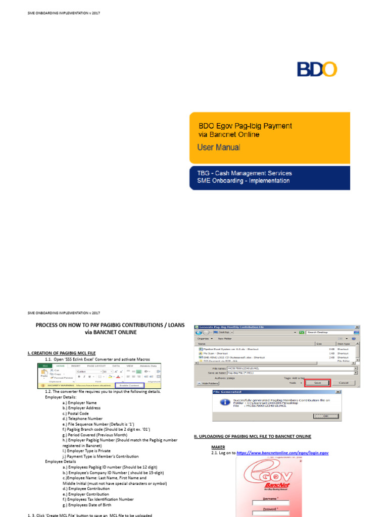 2.2. EGov Pagibig Payment Process | PDF | Computing