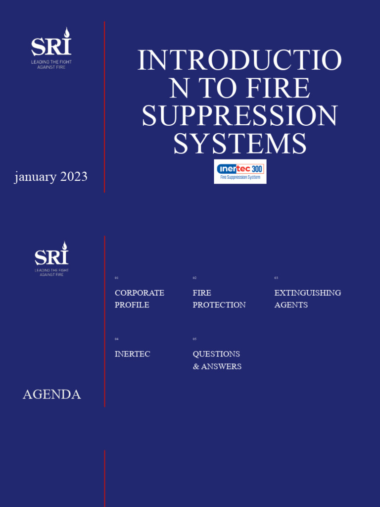 SRI Fire Suppression Systems (Inertec) | PDF | Chlorofluorocarbon ...