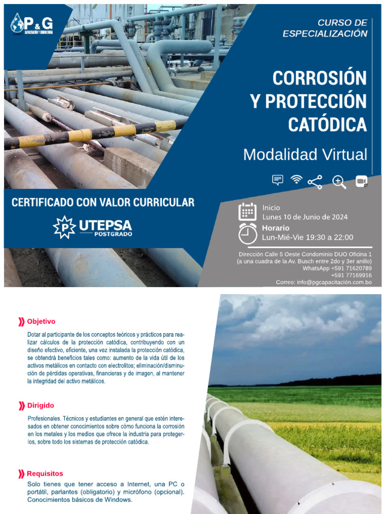 Curso Corrosión y Protección Catódica V2-2024 | PDF