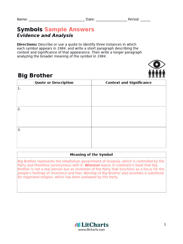 Symbol Analysis Sample Answers | PDF