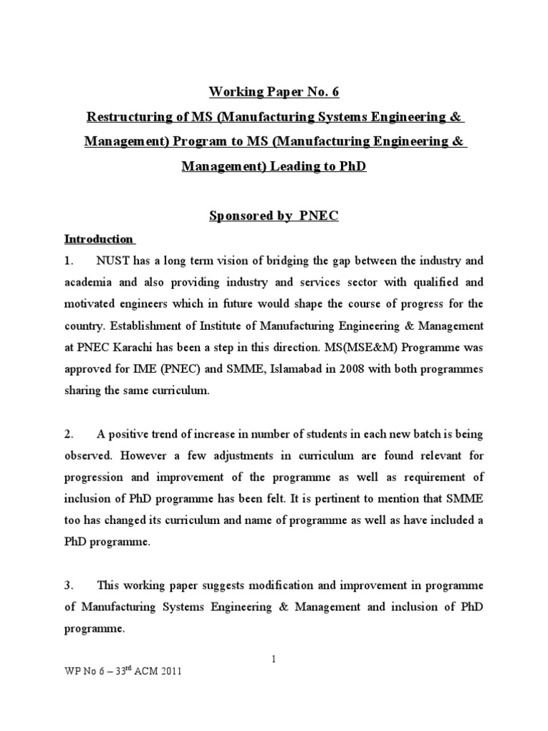 MS Manufacturing Engineering Management | PDF | Numerical Analysis ...
