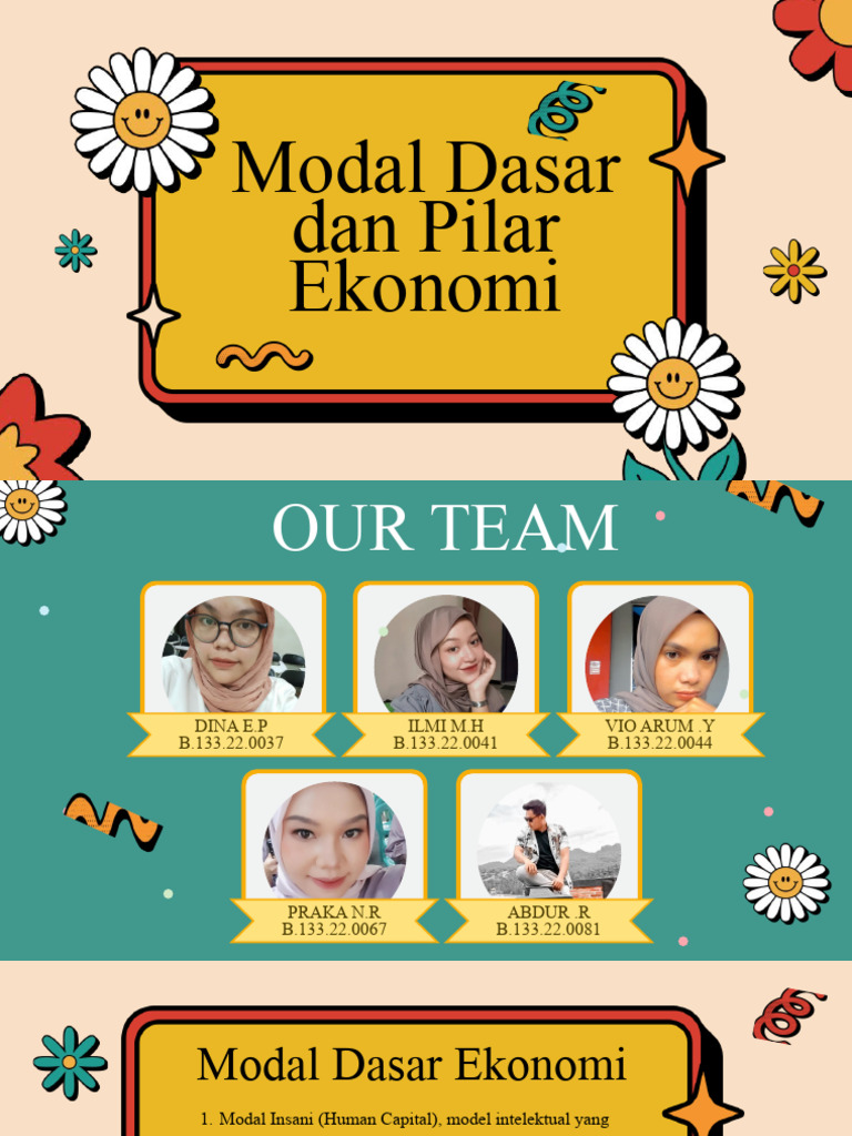 Modal Dasar Dan Pilar Ekonomi Kreatif - Kel 7 | PDF