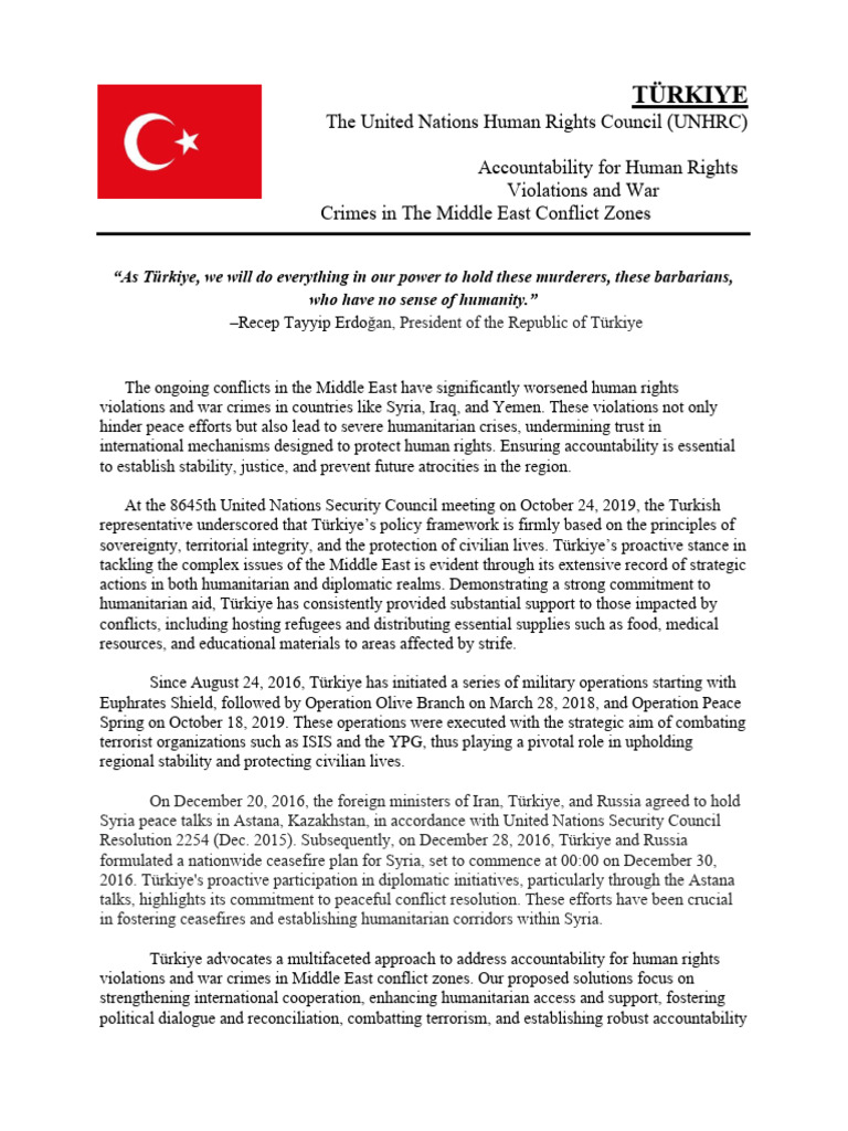 PosPap Türkiye (Revisi) | PDF | United Nations | International Relations