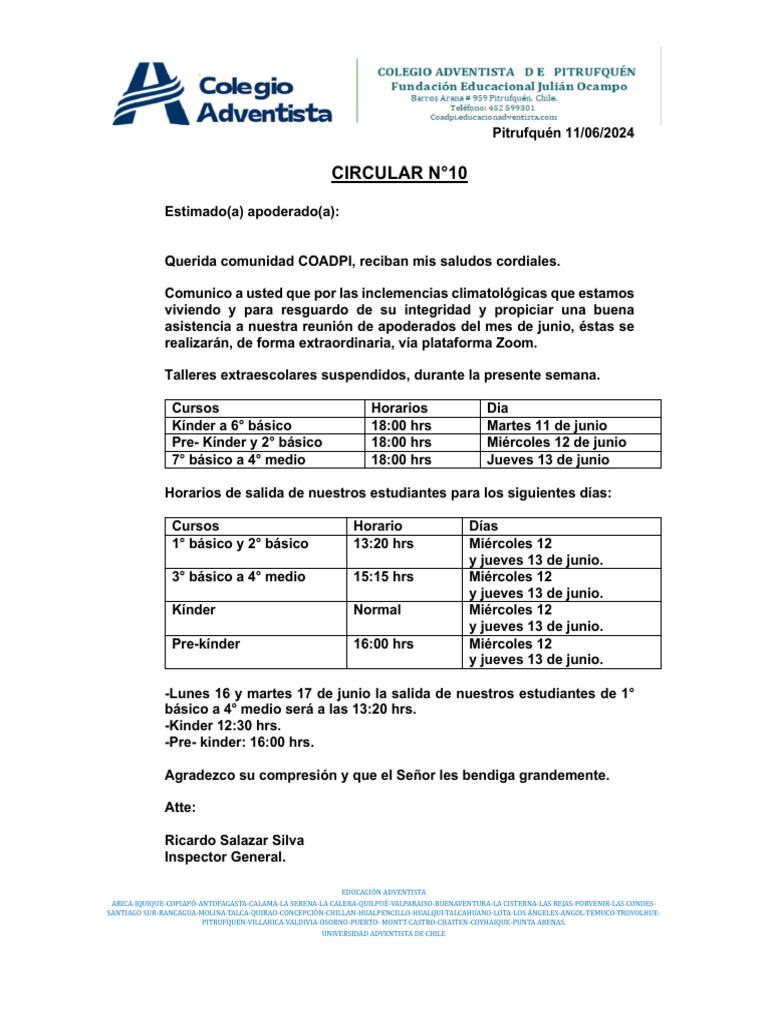 Circular 10 | PDF