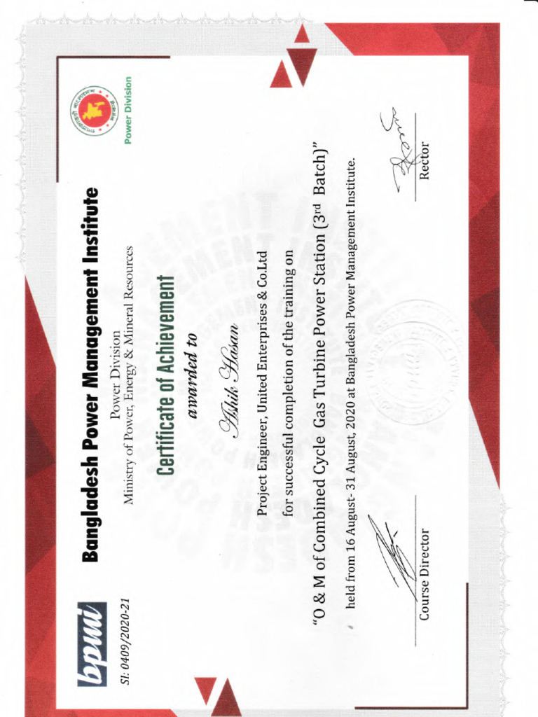 Certificate of Completion: Ashik Hasan | PDF | Art | Technology ...
