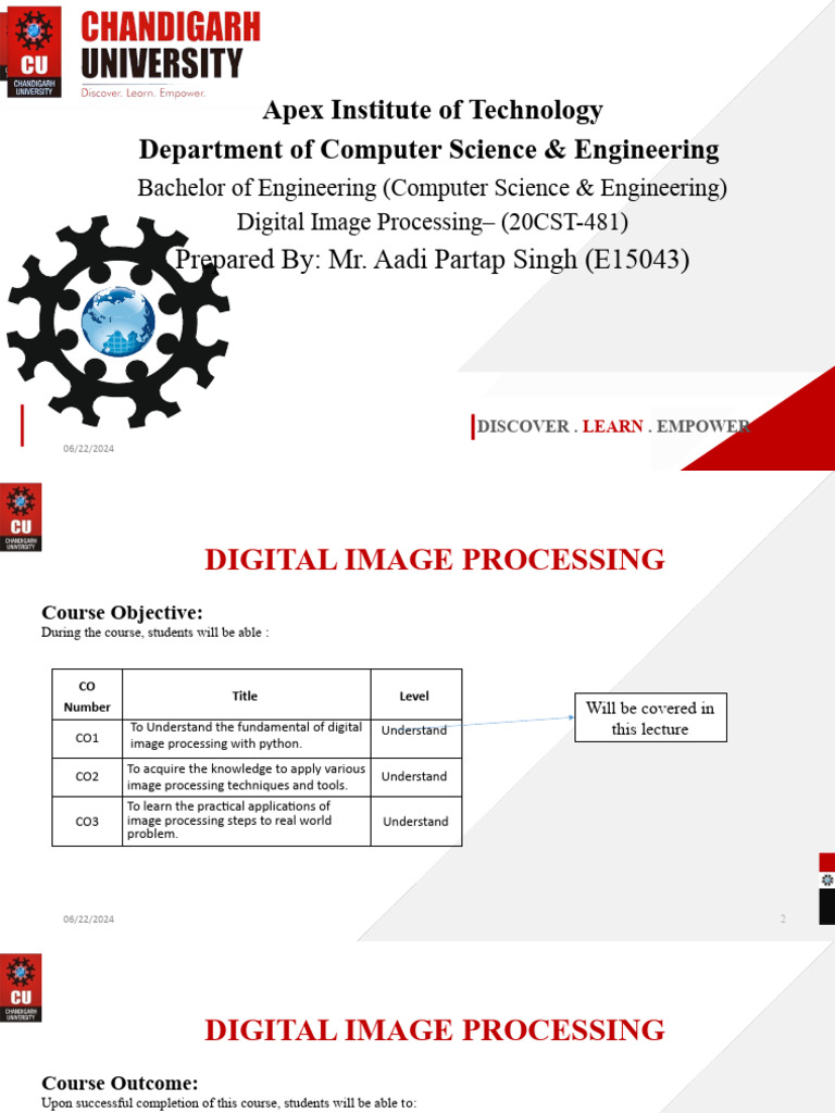 DIP Unit-3 Chapter-2 Lecture 4 | PDF | Deep Learning | Statistical Classification