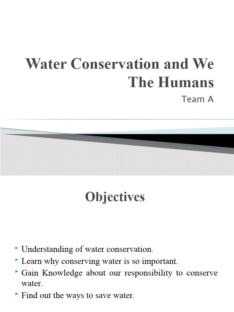 Geo Presentation | PDF | Water Conservation | Water