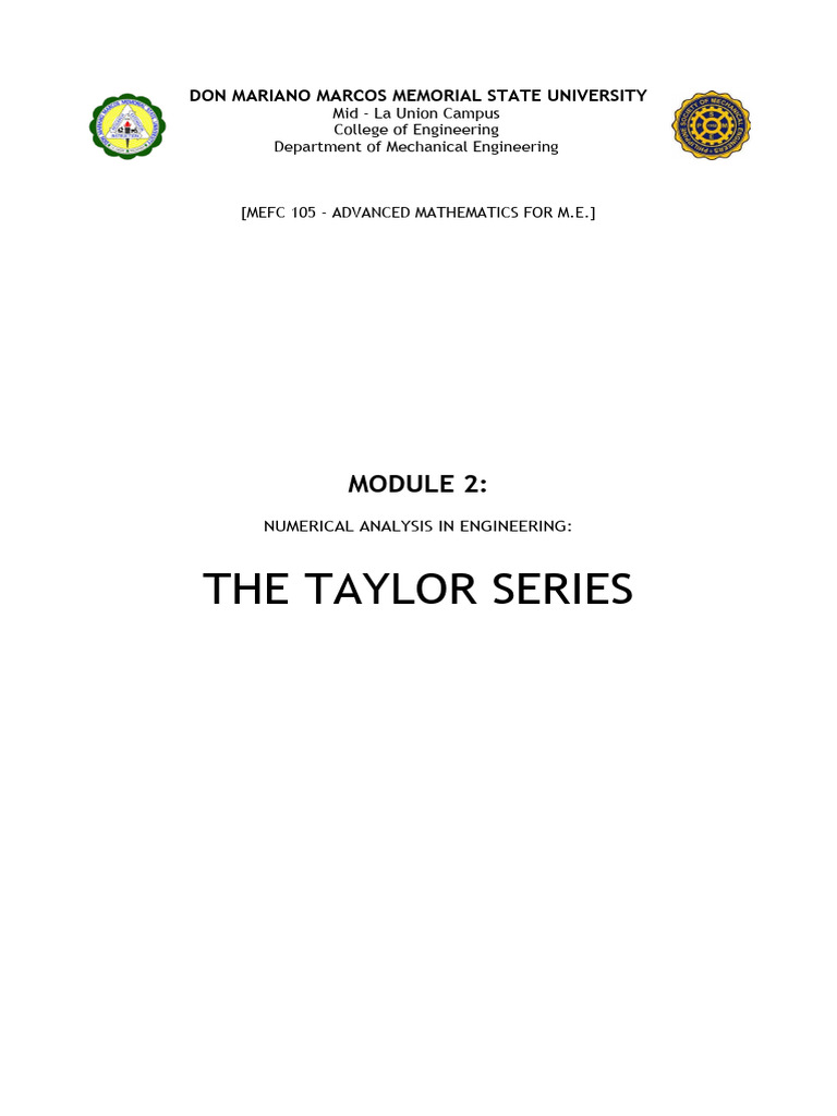 Module 2 - Advance Math | PDF | Polynomial | Function (Mathematics)