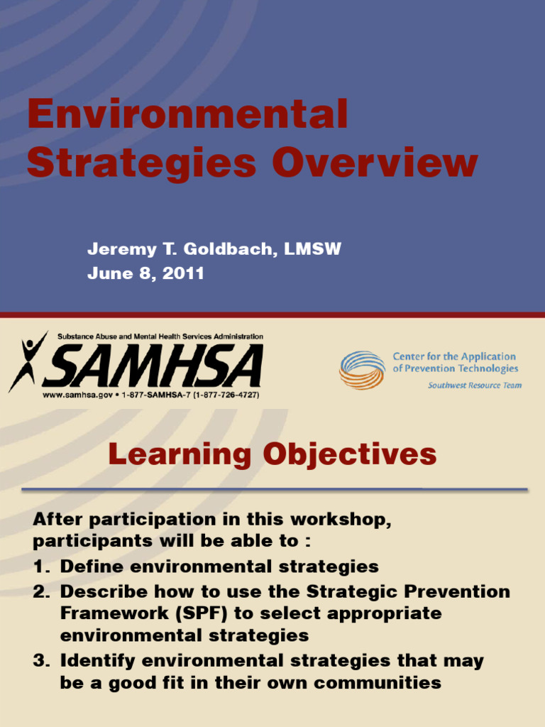 environmental-strategies 2024 | PDF | Strategic Planning | Policy