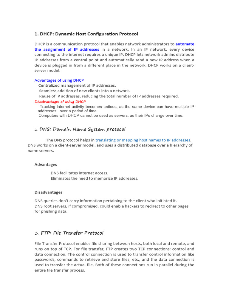 Protocol | PDF | Internet Protocols | Transmission Control Protocol
