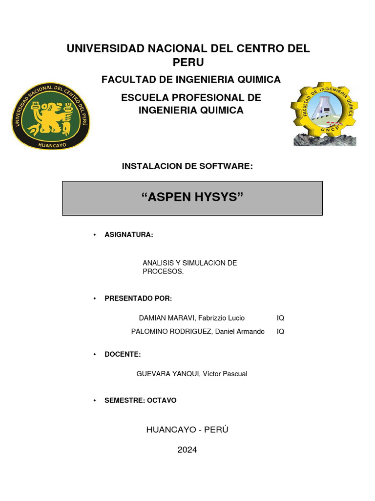 Instalación de Aspen HYSYS V12 | PDF | Informática | Software