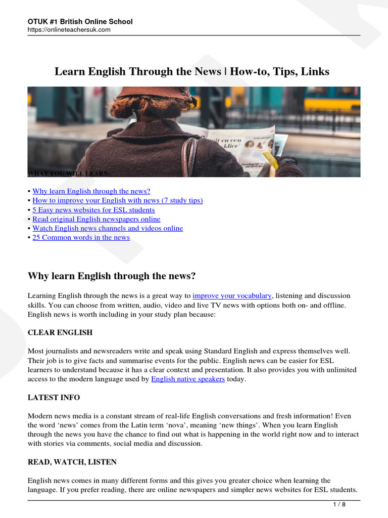 learn-english-news | PDF | News | English Language