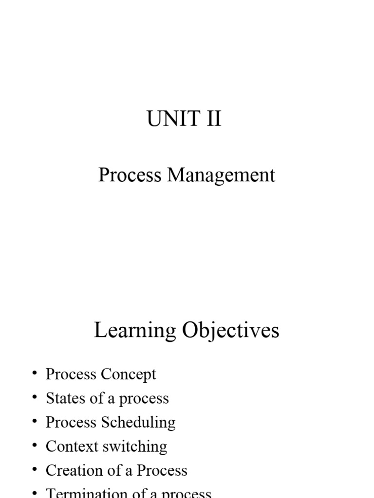 Unit 2 Download Free Pdf Process Computing Scheduling Computing 