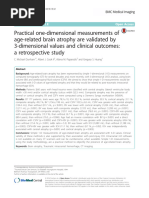 The Evans' Index Revisited | PDF | Sensitivity And Specificity | Neurology