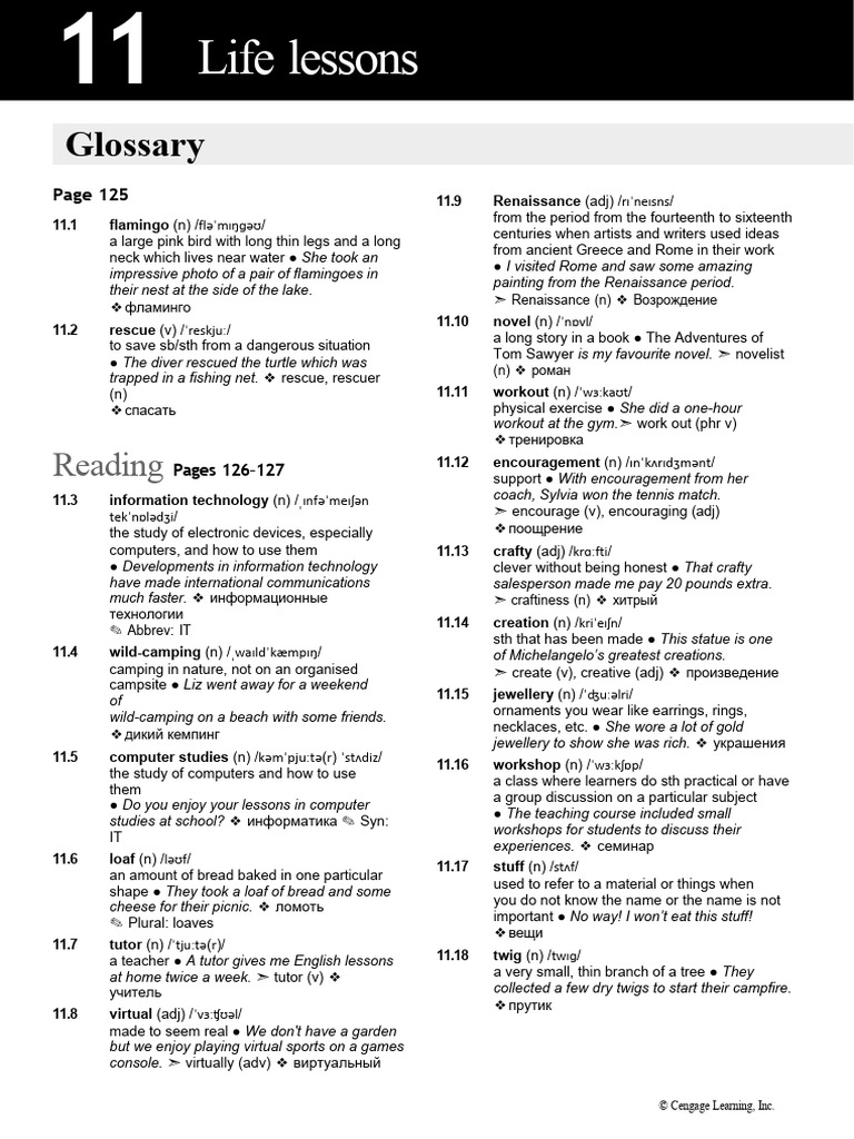 Russian Cu3e b1 LC SB U11 Final | PDF | Curriculum | Diploma