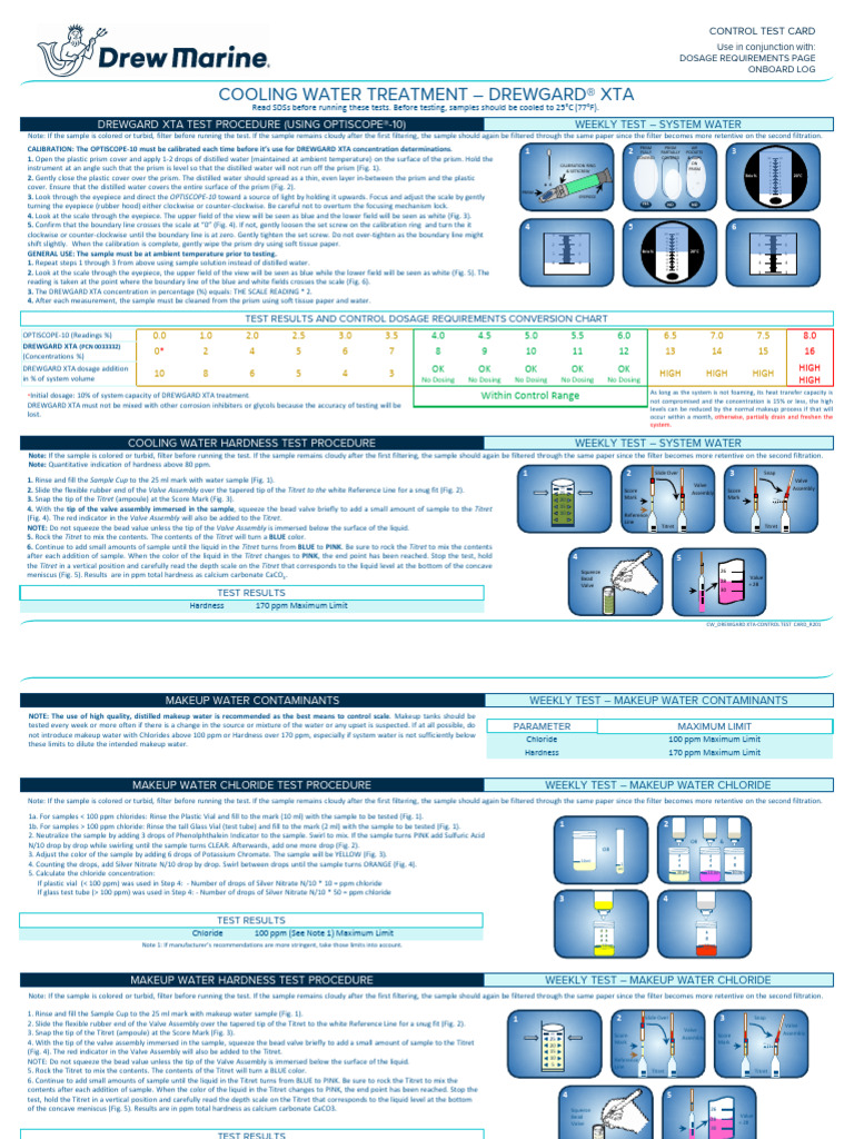 CTC - CW - Drewgard Xta-R201 | PDF | Filtration | Water
